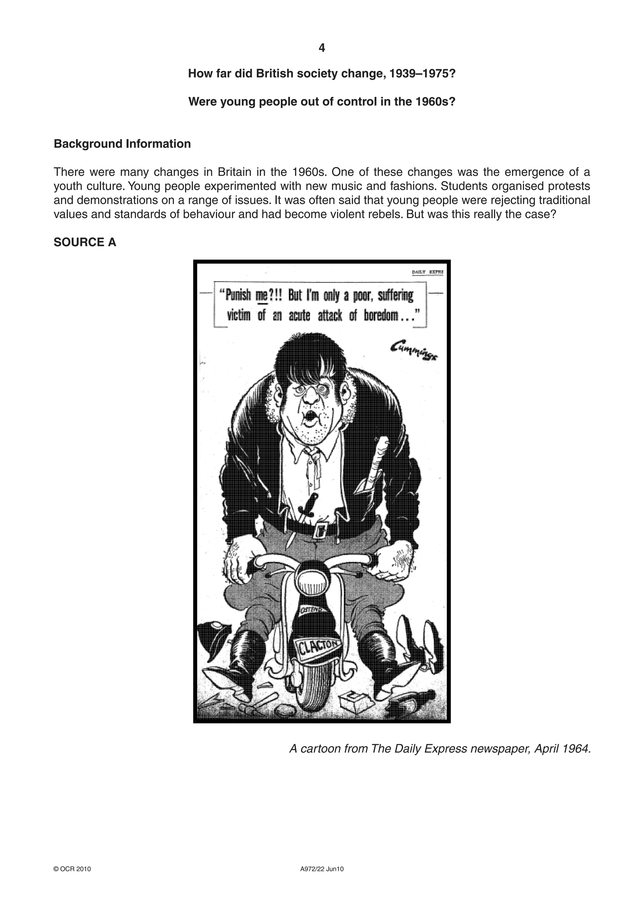 British depth study jun gcse_a97122 | PDF