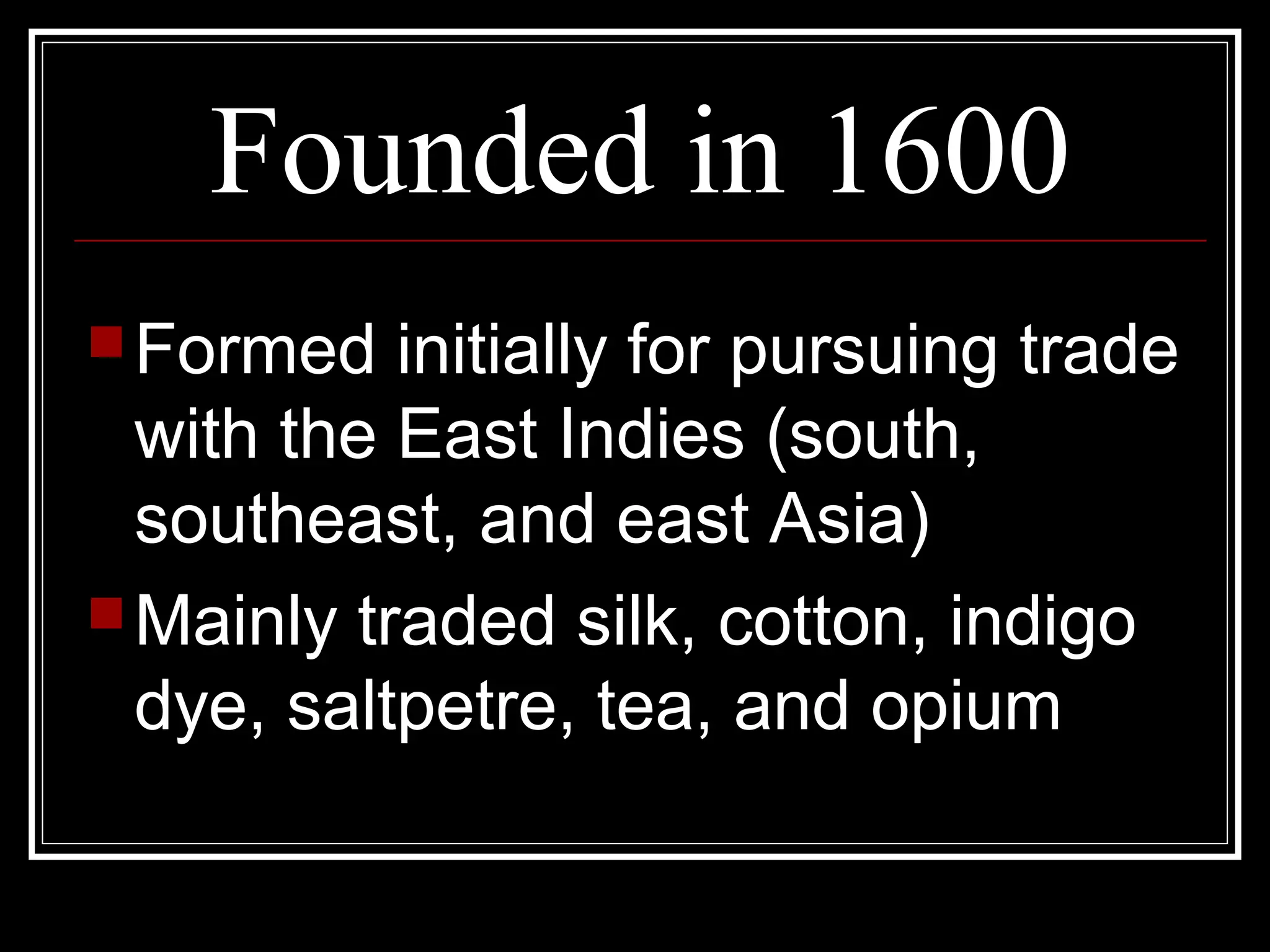 British East India Company | PPT