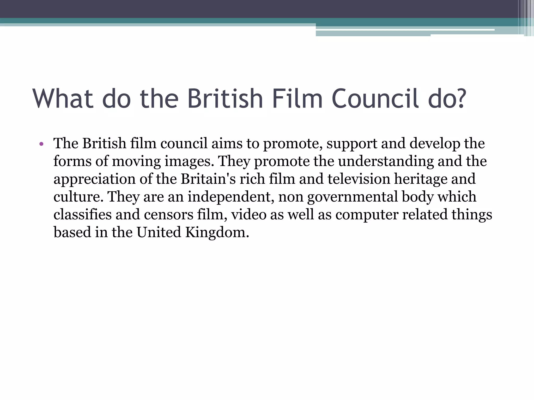 British film council | PPTX