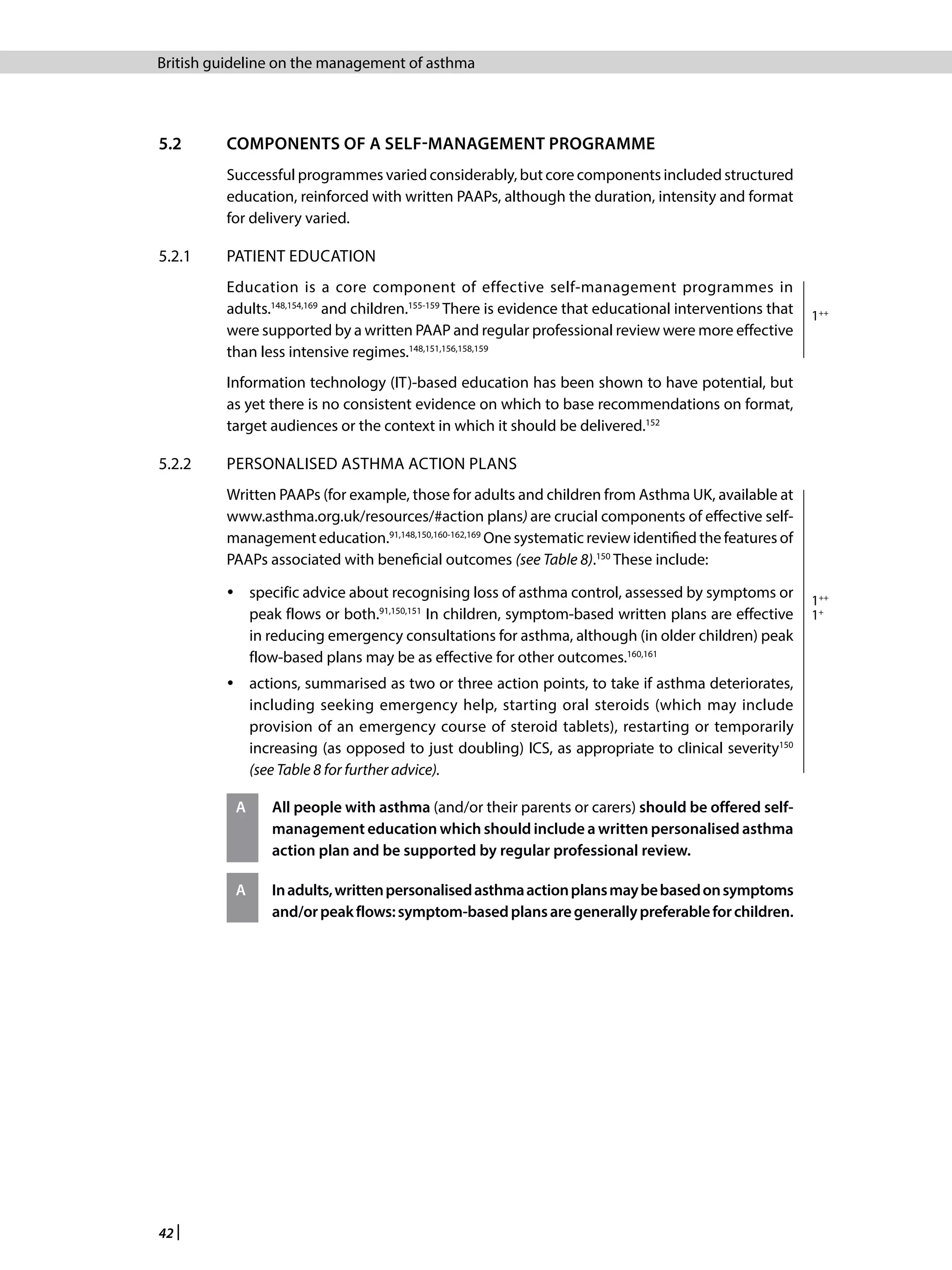 British guideline on the management of asthma | PDF