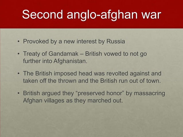 British Imperialism in Afghanistan | PPT