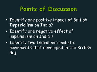 British imperialism in india | PPTX | Hinduism | Religion & Spirituality