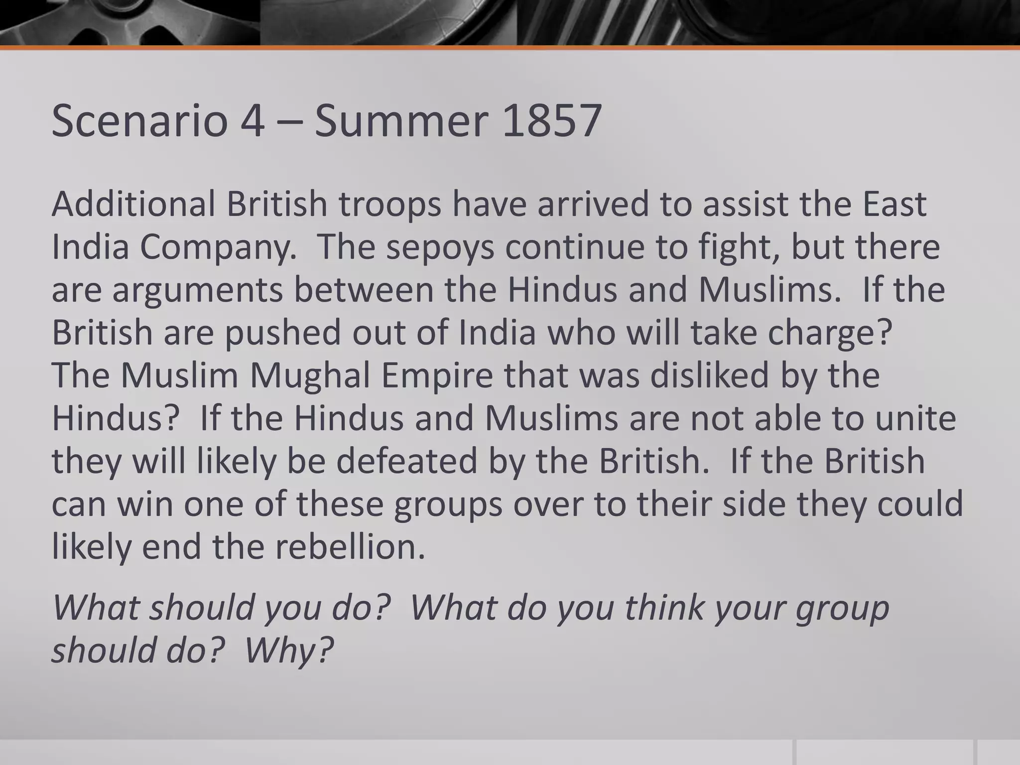 British imperialism in india role play | PPTX | Hinduism | Religion ...