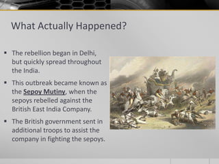 British imperialism in india role play | PPTX | Hinduism | Religion ...