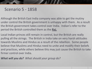 British imperialism in india role play | PPTX
