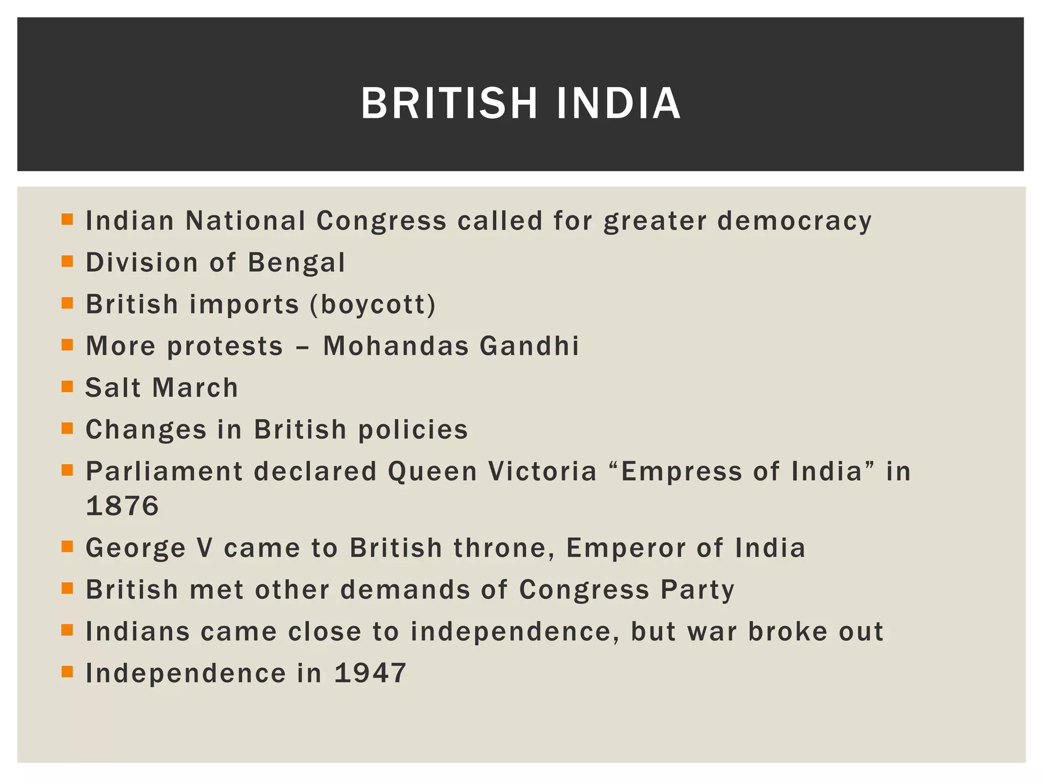 British india | PPTX