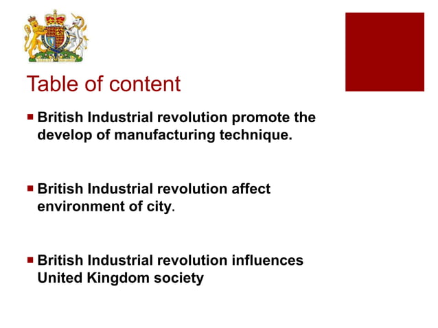 British industrial revolution | PPTX