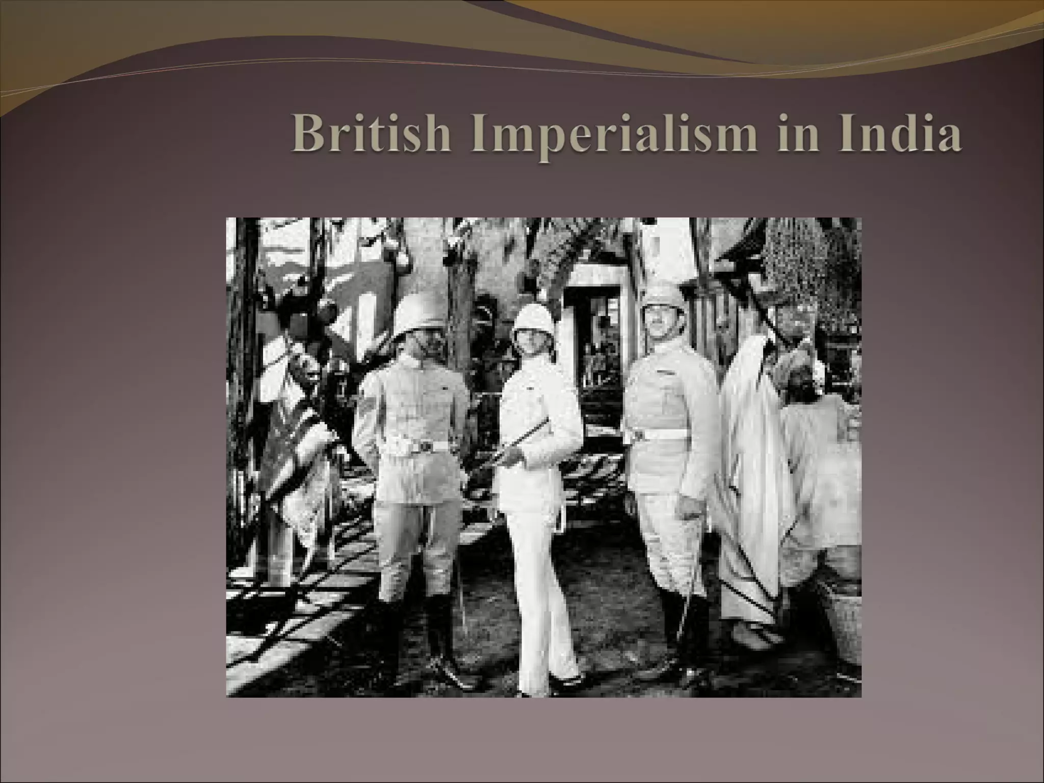 British in india lect 5 | PPT