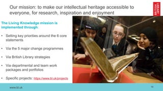 British library living knowledge cpd25 | PPT