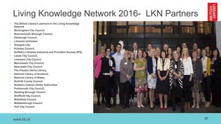 British library living knowledge cpd25 | PPT