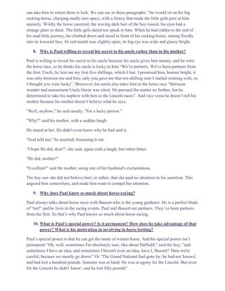 The answers of British literature final exam | PDF