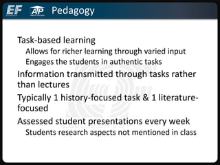 British literature history intro | PPTX | Homework and Study | Education