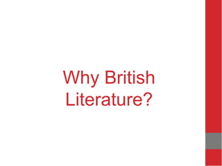British Literature Introduction | PPTX