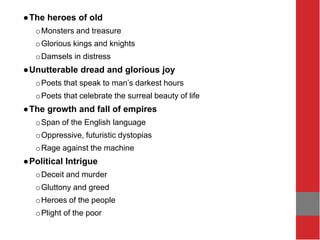 British Literature Introduction | PPTX