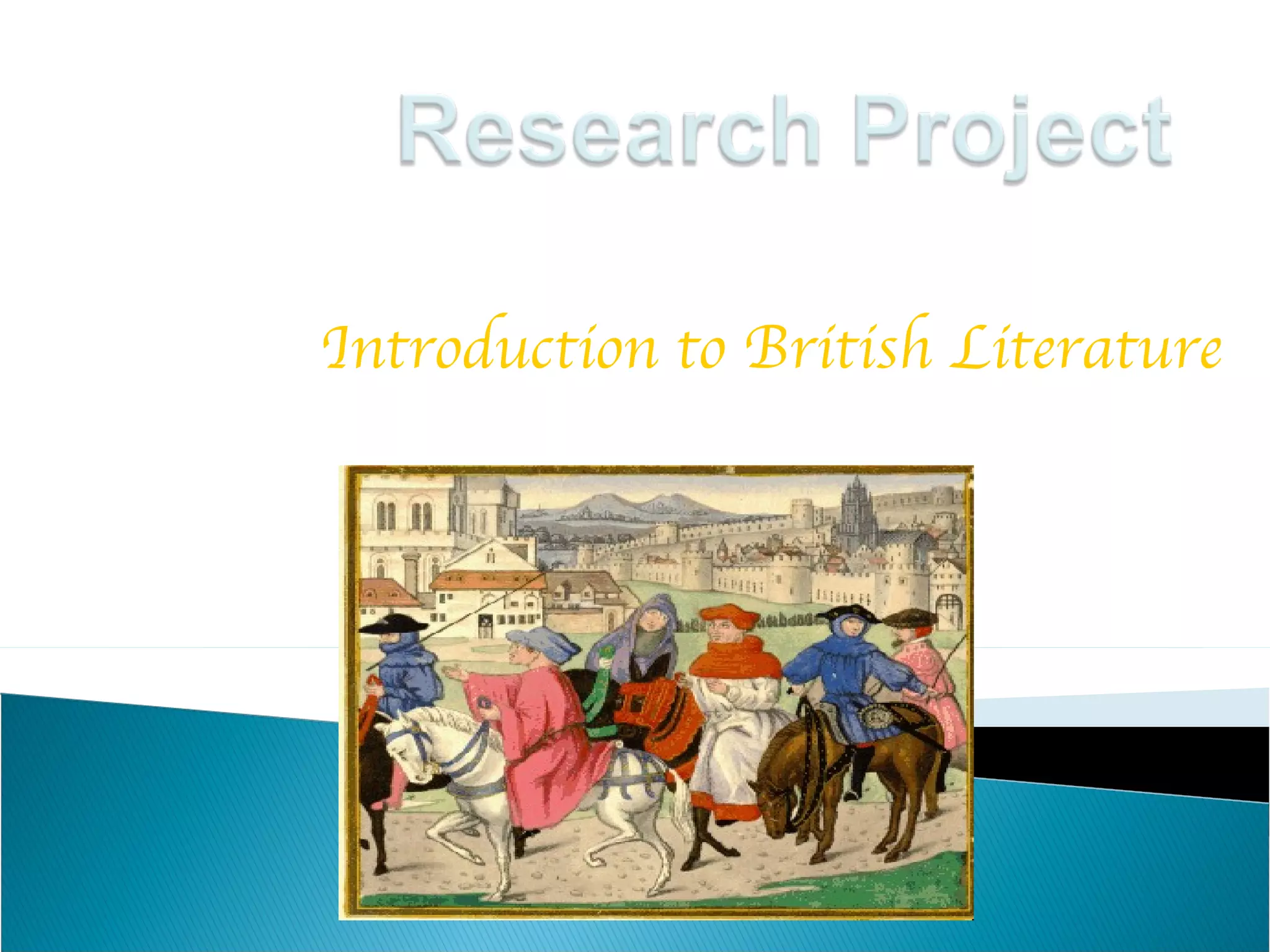 British Literature Project | PPT