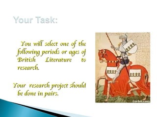 British Literature Project | PPT
