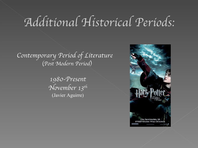 British Literature Project | PPT