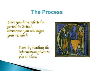 British Literature Project | PPT