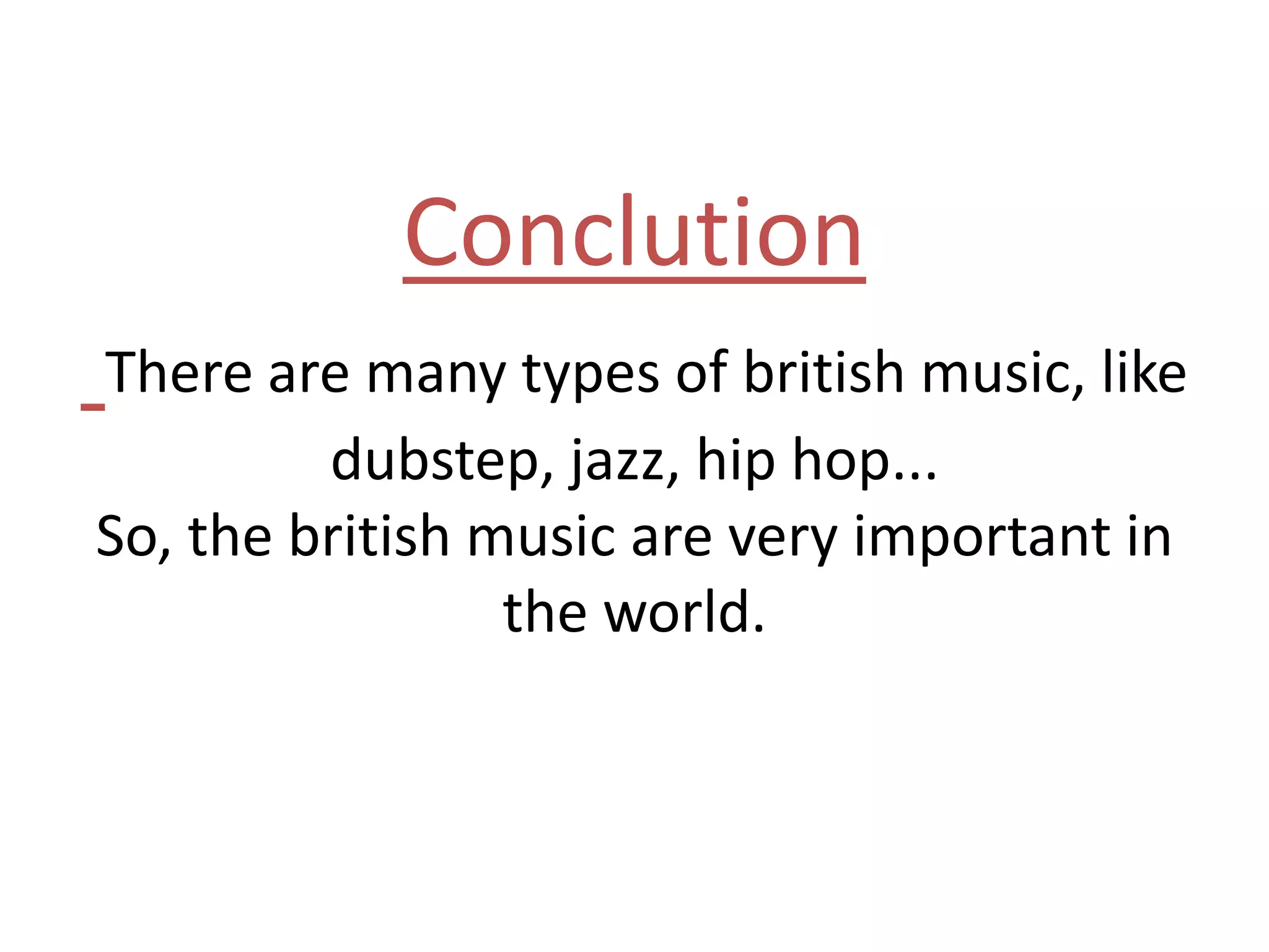 British music | PPT