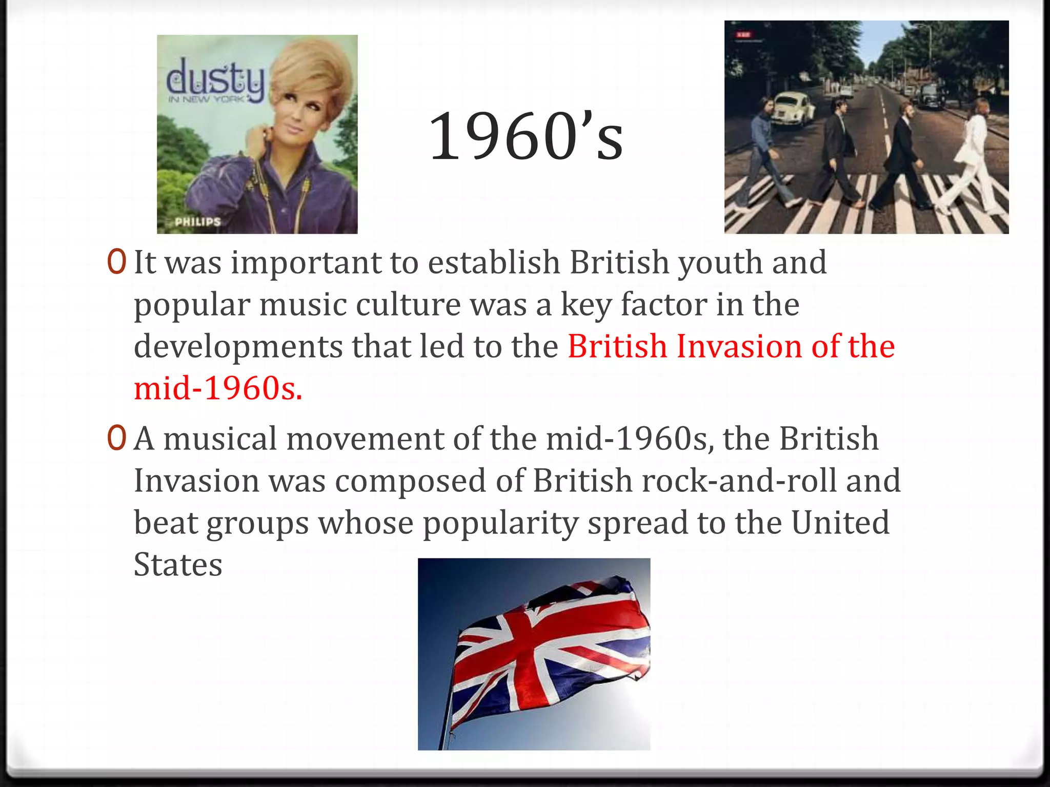 British music culture | PPTX