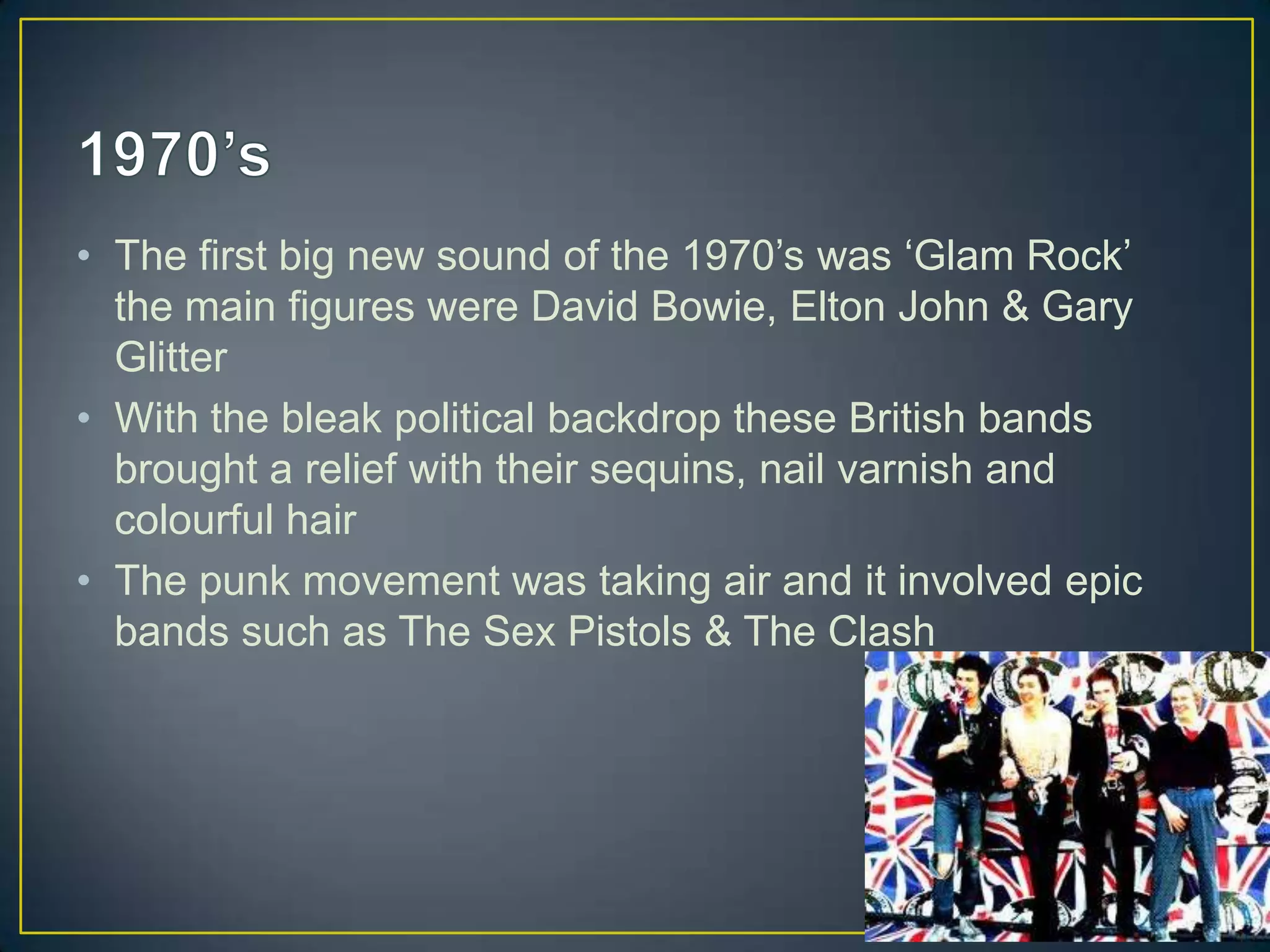 British music culture 1945 present day | PPTX