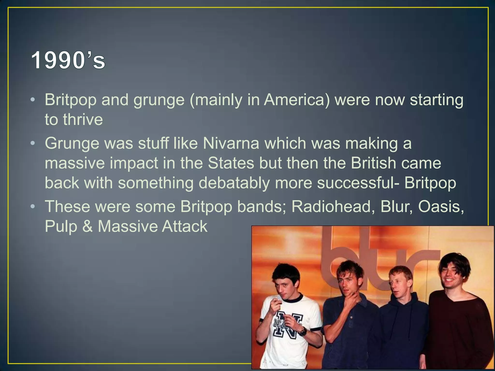 British music culture 1945 present day | PPTX