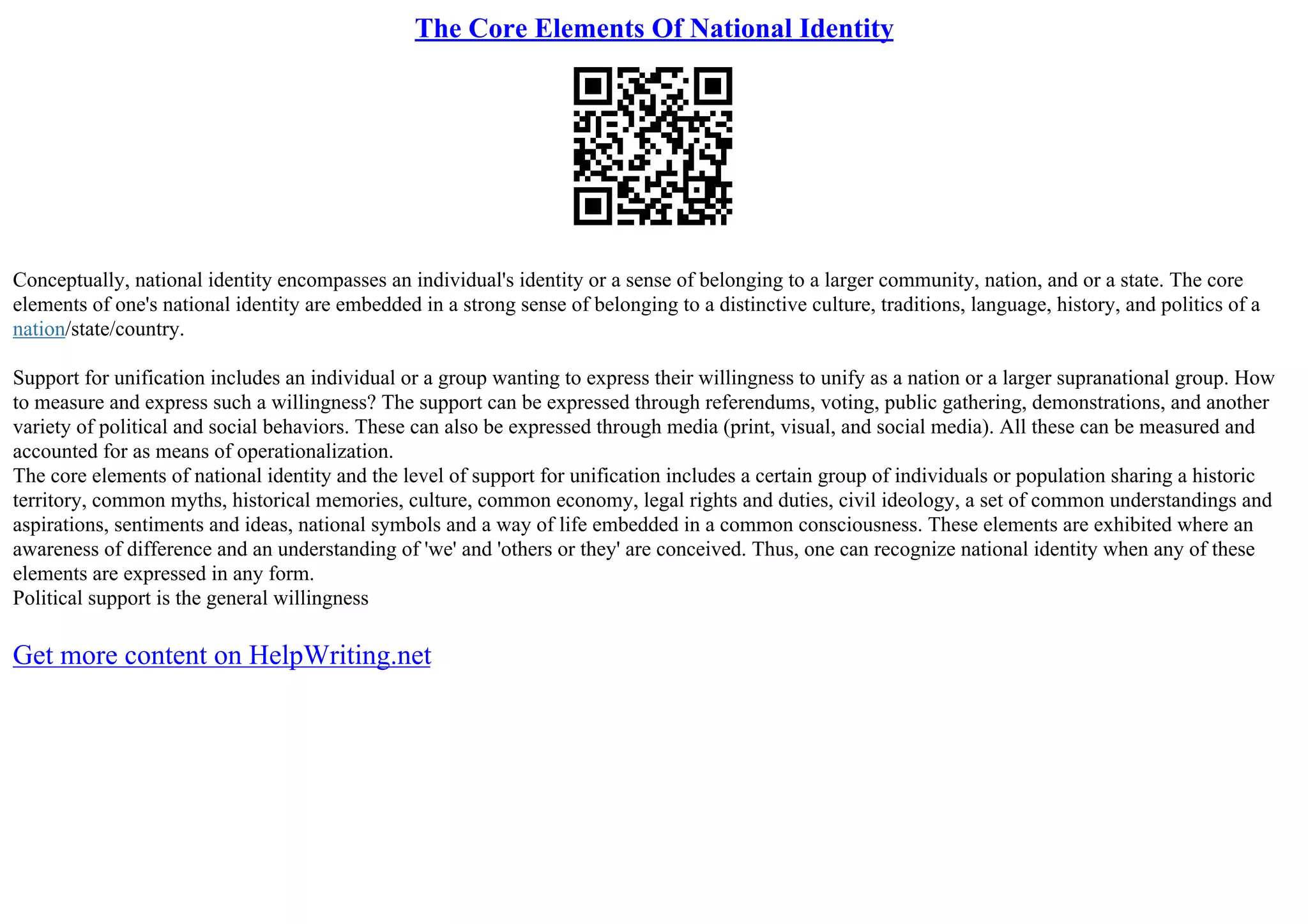 British National Identity | PDF