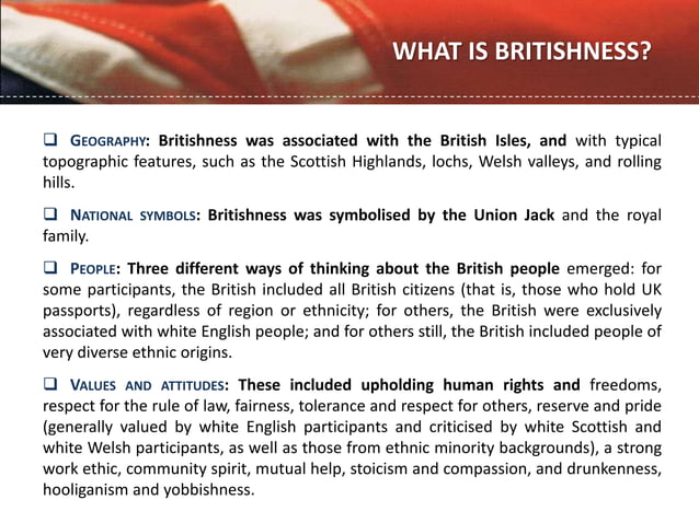 National Identity - Britain and Britishness | PPT