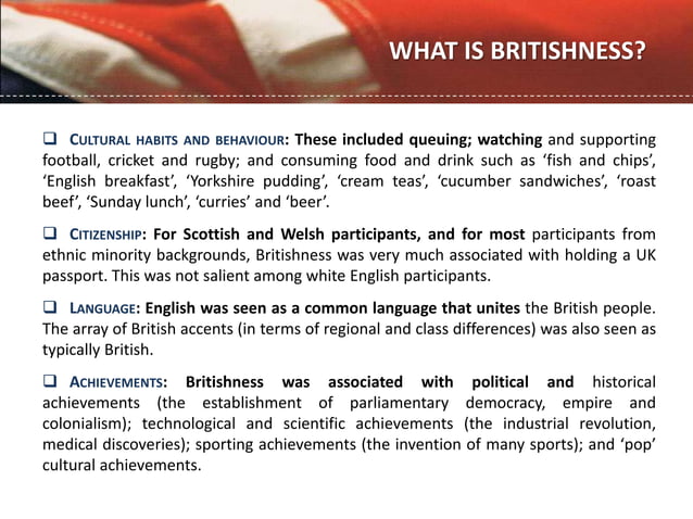 National Identity - Britain and Britishness | PPT