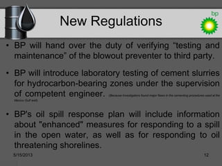 British oil safety regulations and laws | PPTX