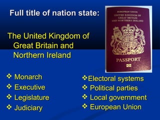 British Democracy & Parliament - how the United Kingdom is governed | PPT