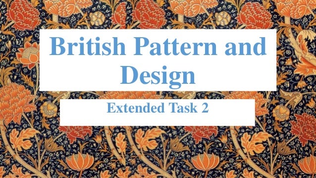 British Pattern and Design