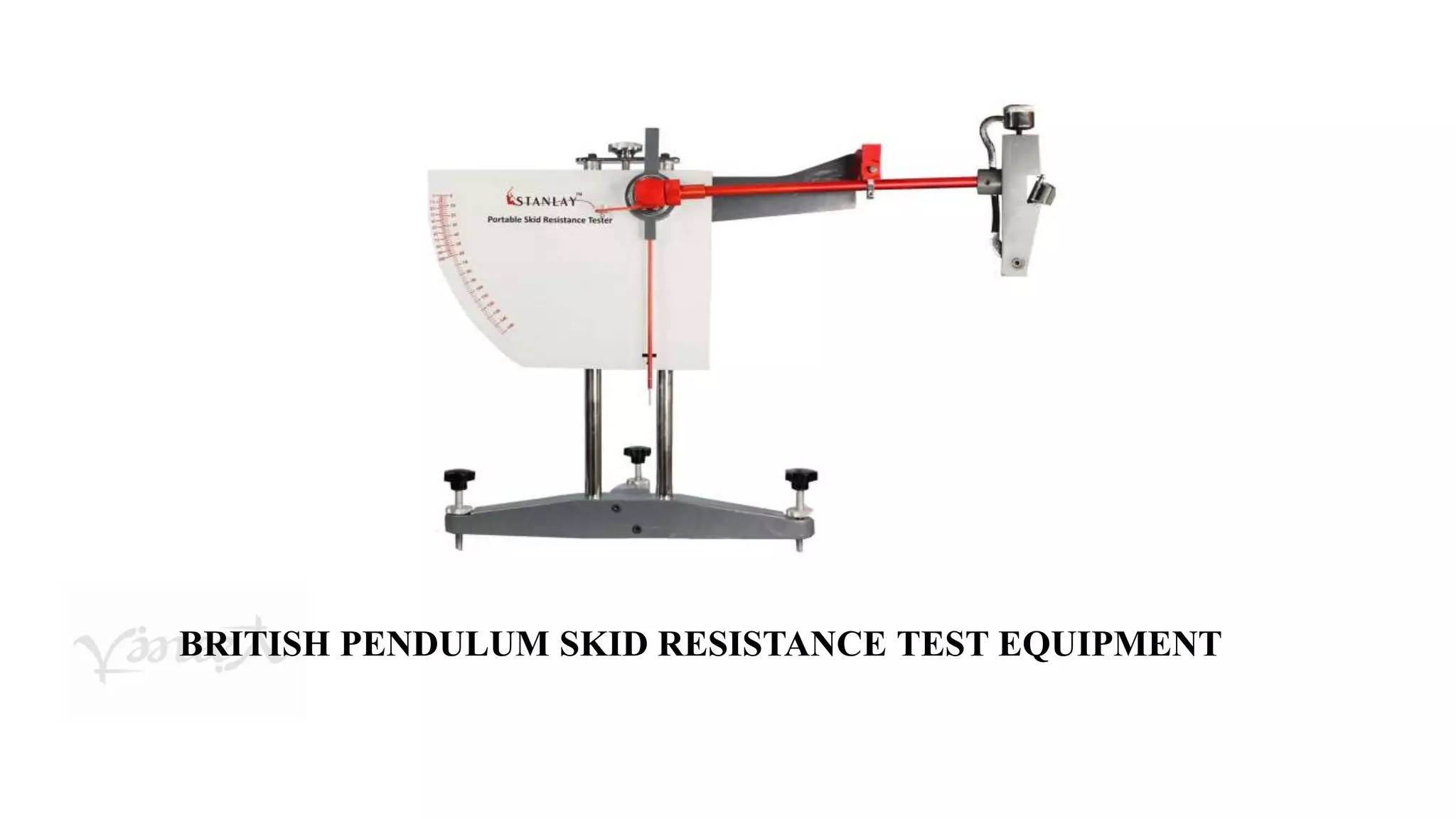 British pendulum skid resistance tester | PPTX