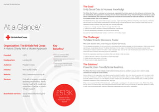 British Red Cross Adapts Social Strategy for Campaign Success | PDF