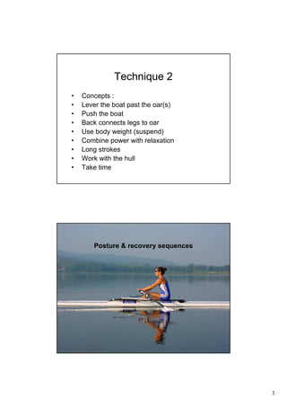 British rowing technique slides | PDF