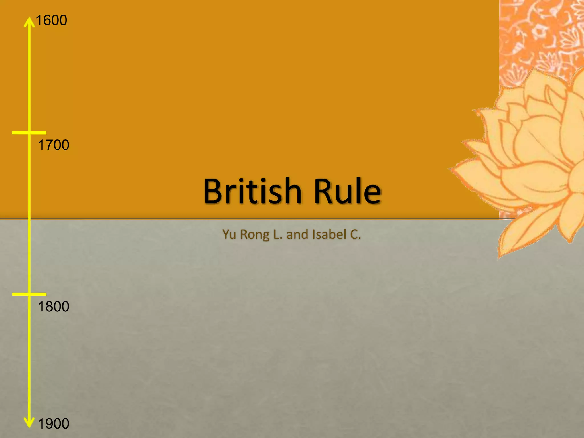 British Rule in India | PPTX