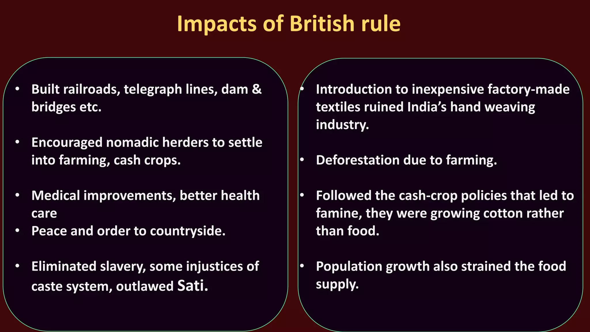 British rule in India | PDF