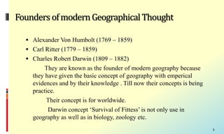 British school of geography | PPTX