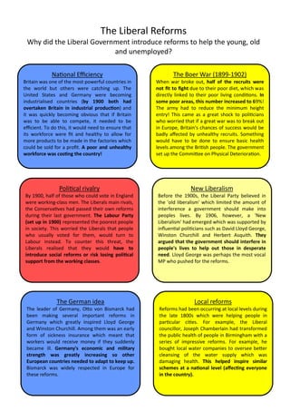 British social history revision booklet guilsborough | PDF