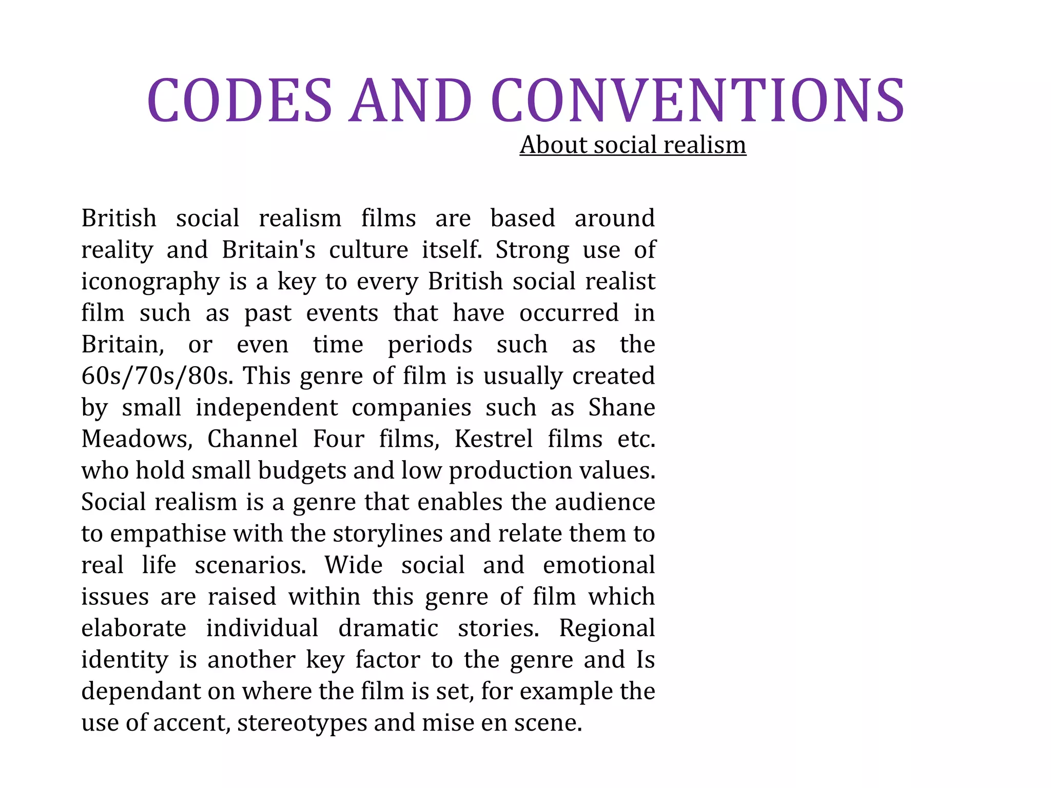 British social realism | PPT