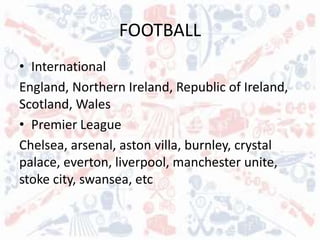 British sports | PPTX