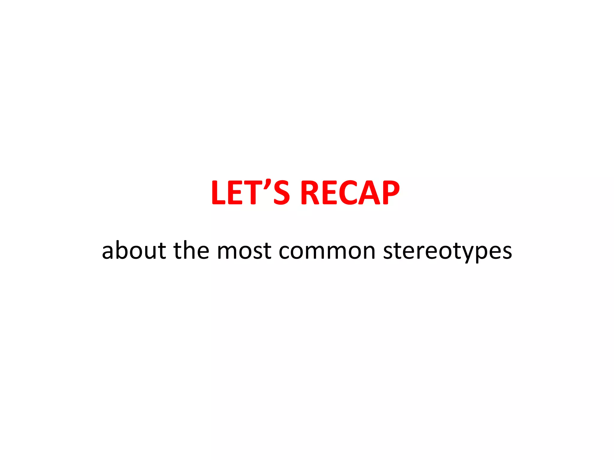 Most Common British stereotypes | PPT