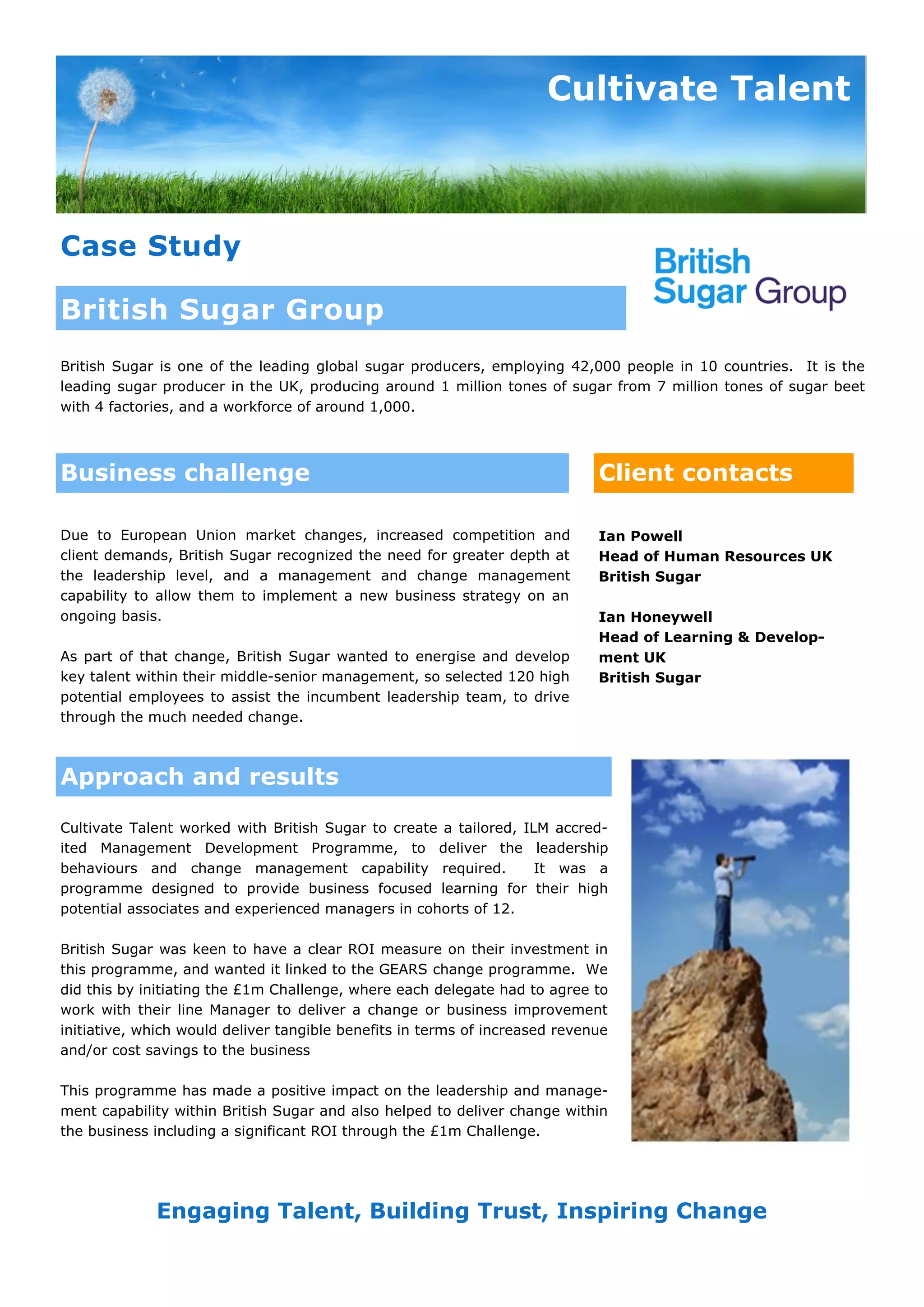 British Sugar Case Study | PDF