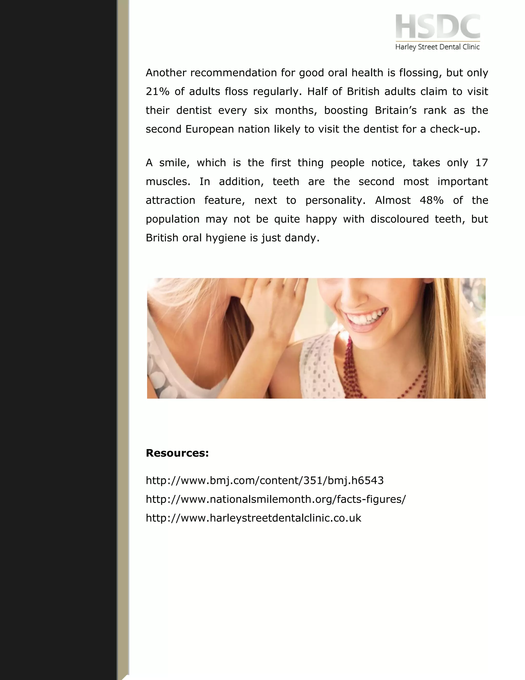 British Teeth: Stereotypes vs Statistics | PDF