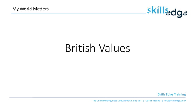 British Values | PPT