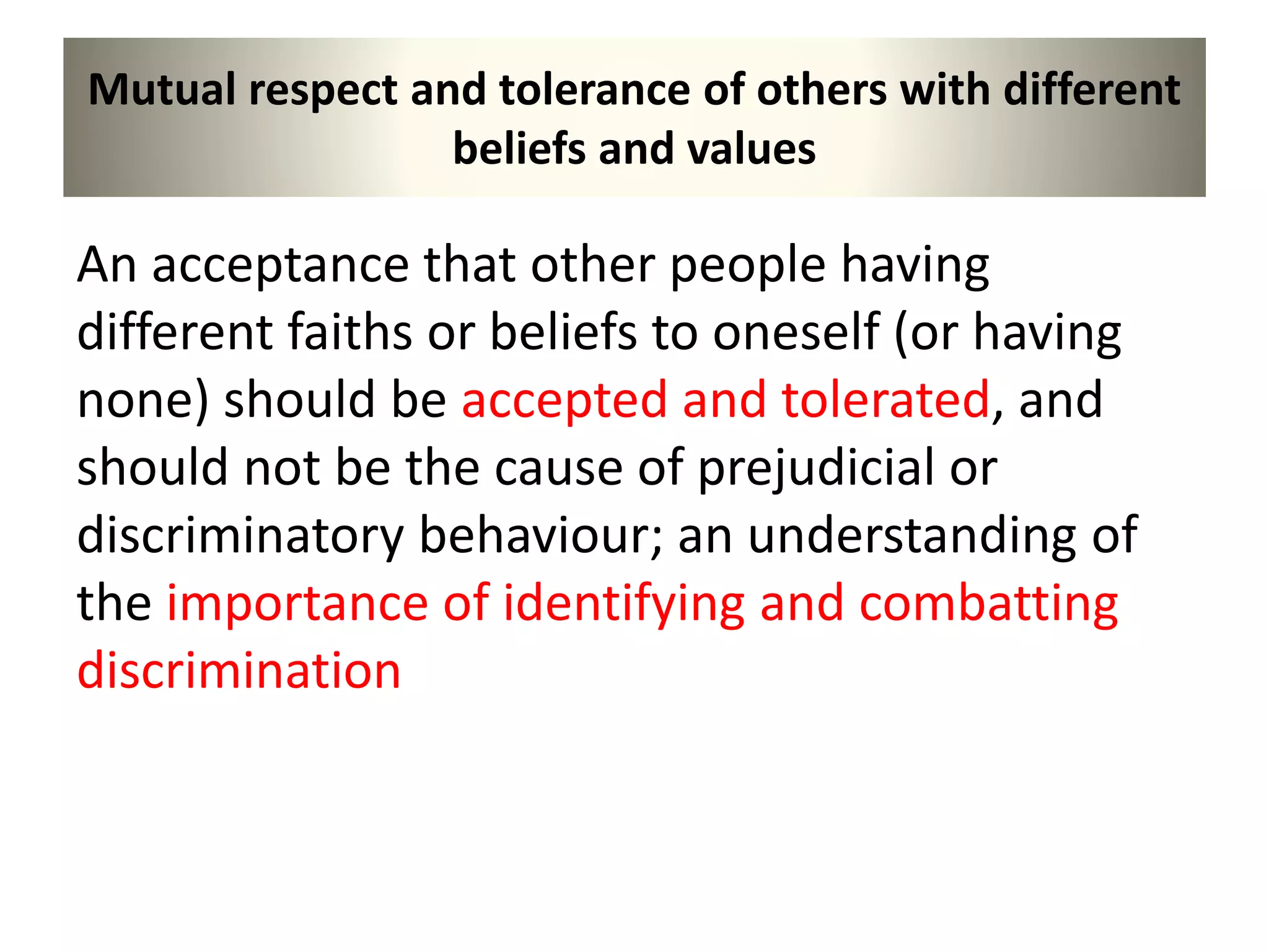British Values (lesson delivered during period 5) | PPTX