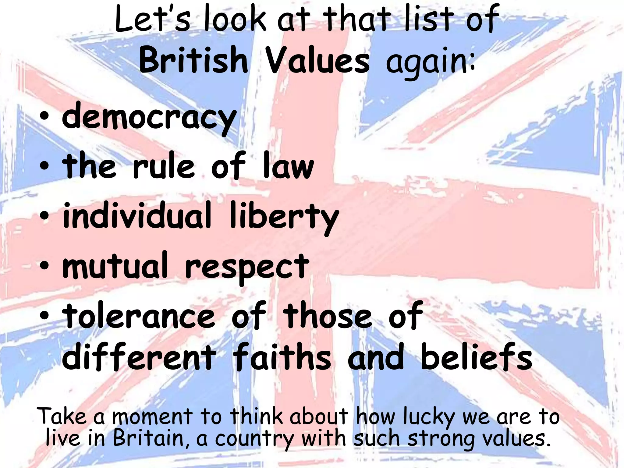 British values assembly | PPTX