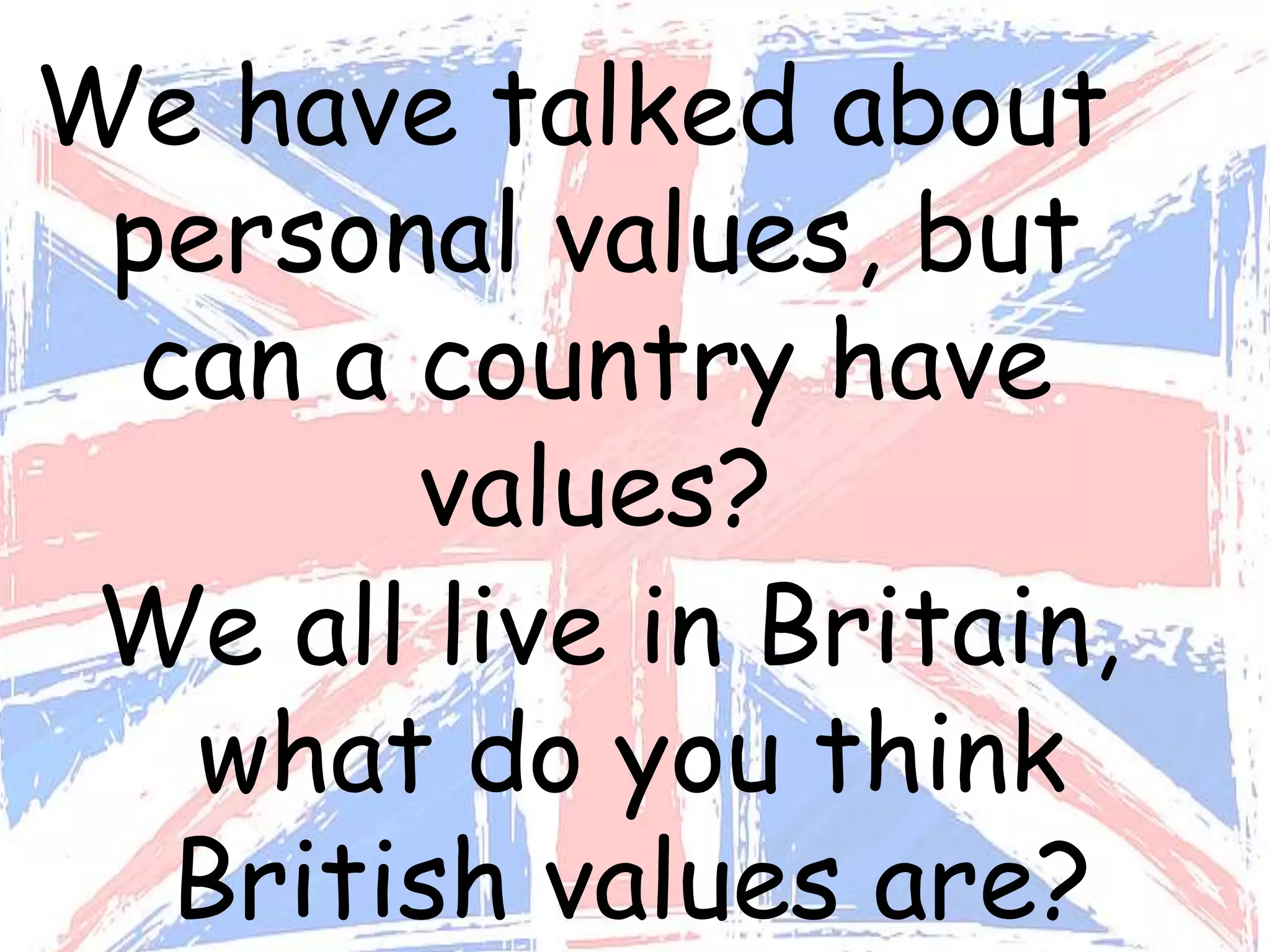 British values assembly | PPTX