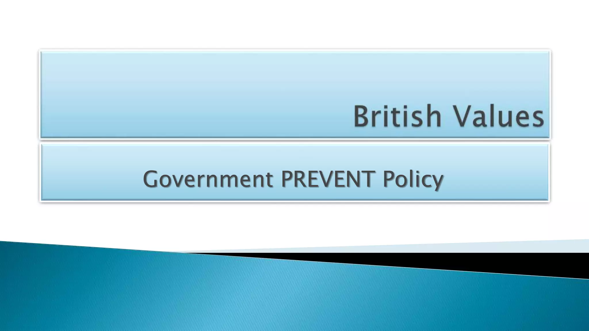 British values presentation edited-02-04-2017 (1) | PPTX | Education