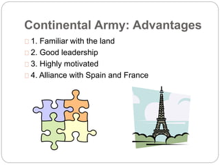 British v continental army | PPTX